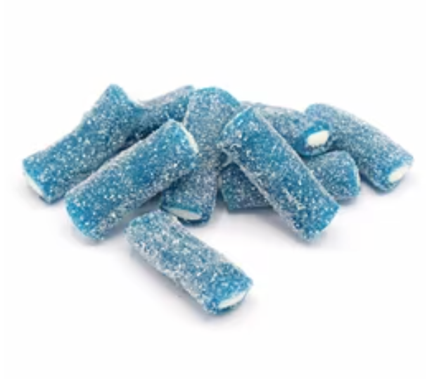 Fizzy Blue Raspberry Bites – Seaside Sugar Shoppe
