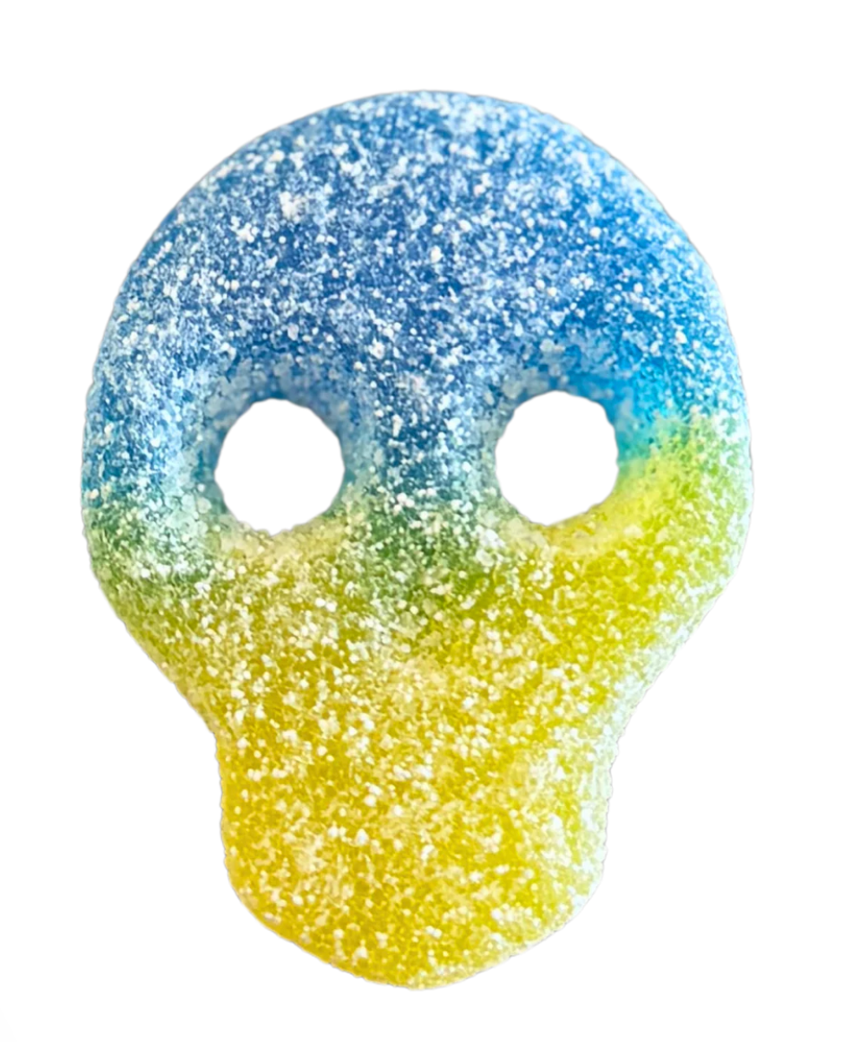 Sour Blue Lemon Swedish Skulls – Seaside Sugar Shoppe